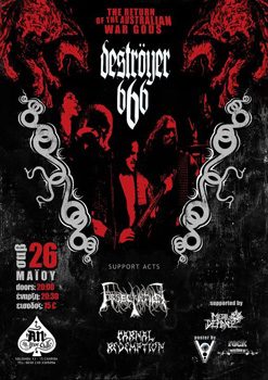 Destroyer 666, Obsecration, Carnal Redemption - Greek Rebels