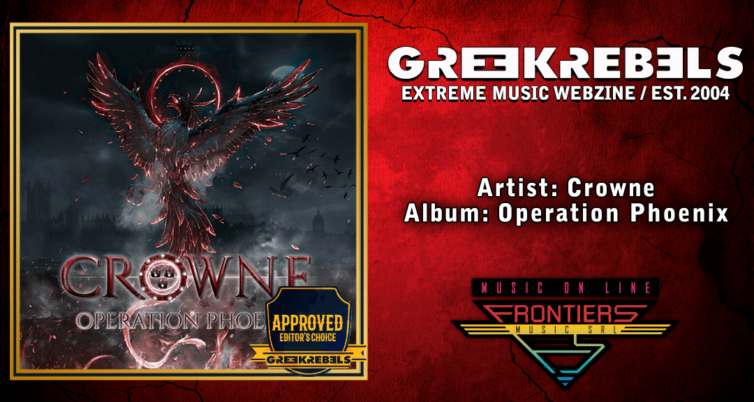 Crowne - Operation Phoenix (Frontiers Music) - Greek Rebels